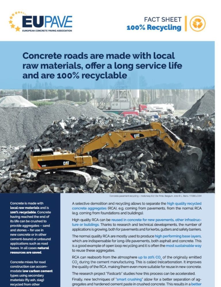 Fact sheet “100% recycling” | EUPAVE