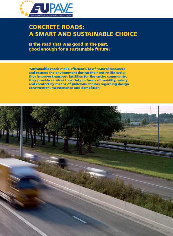 Leaflet – Concrete Roads: a Smart and Sustainable Choice | EUPAVE